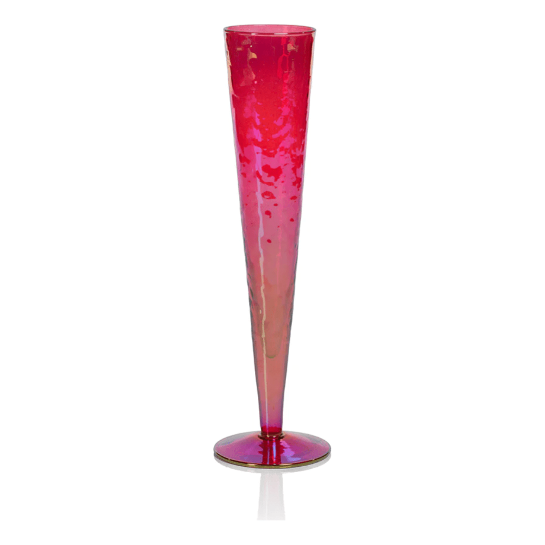Aperitivo Slim Champagne Flute | Red – Something Splendid Co.