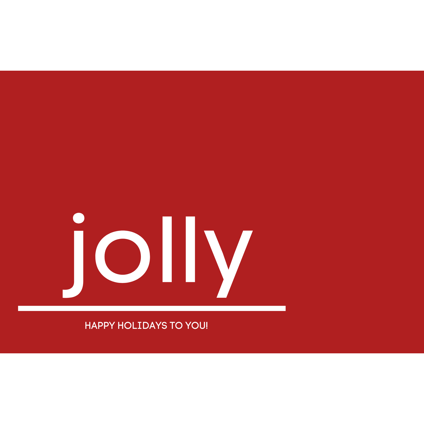 Jolly Card – Something Splendid Co.