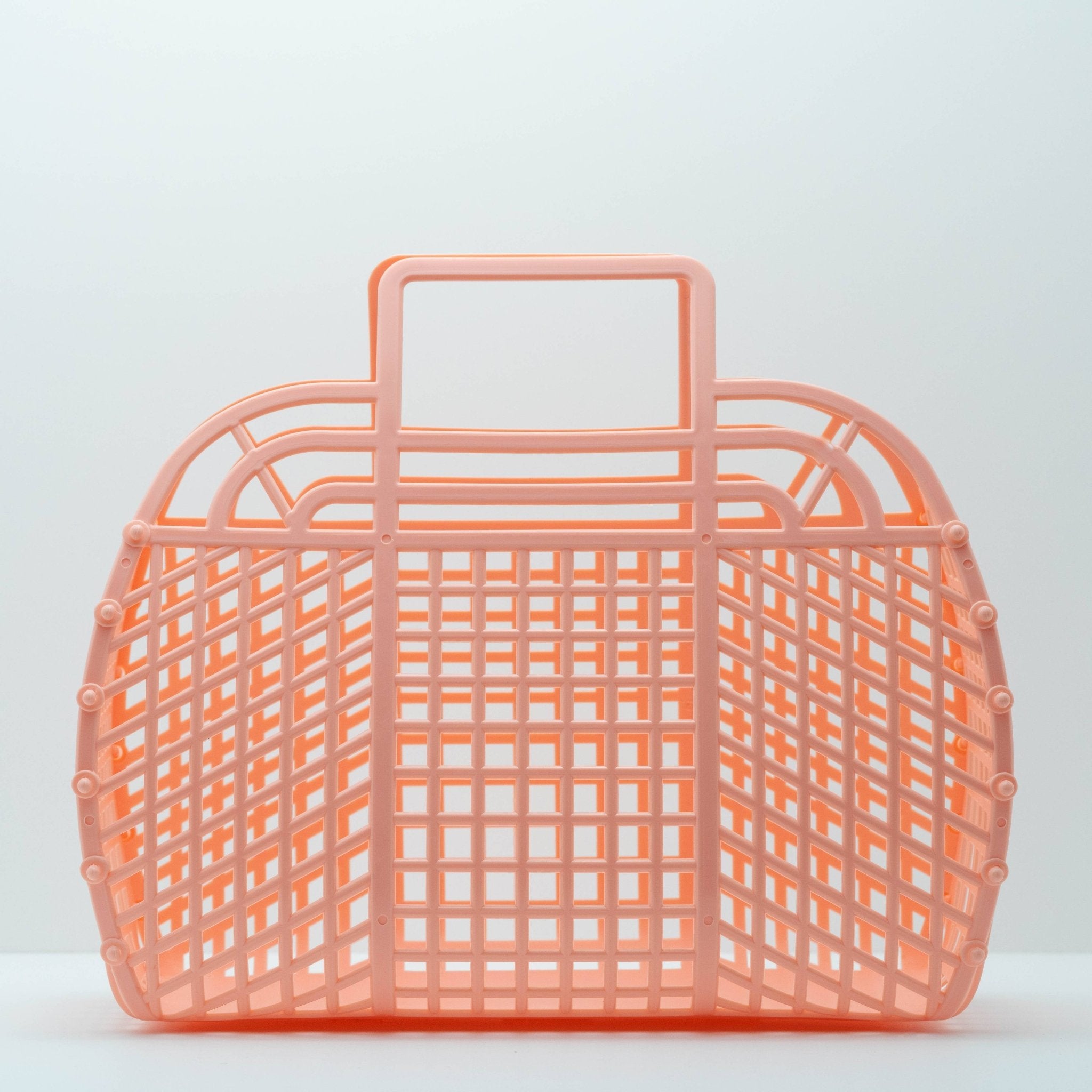 Large Retro Jelly Baskets | Peach – Something Splendid Co.